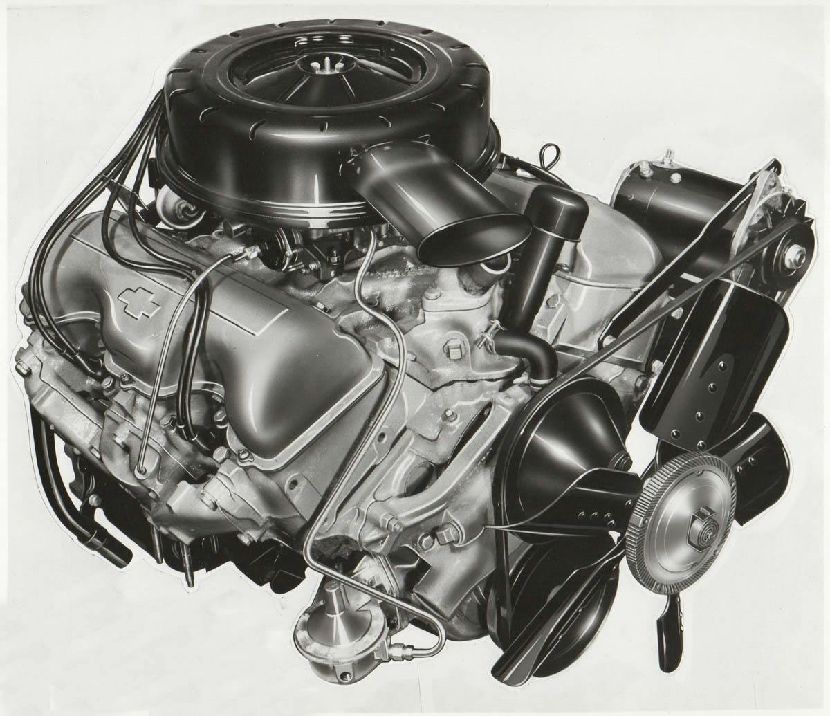 The 348 Cubic-Inch W-Series Engine