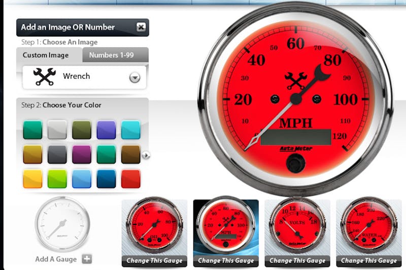 Create Your Own Gauges with Auto Meter's Custom Shop