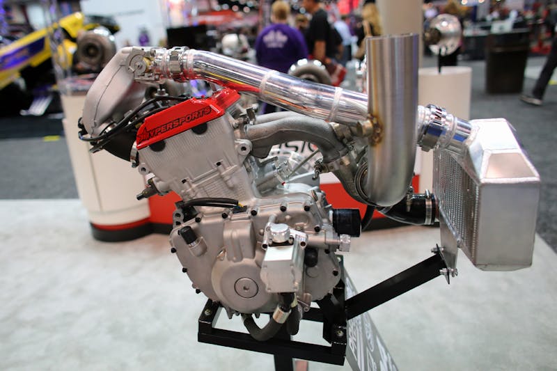 PRI 2015: Hypersports Builds An Amazing 600 + HP, Two-Cylinder Sled