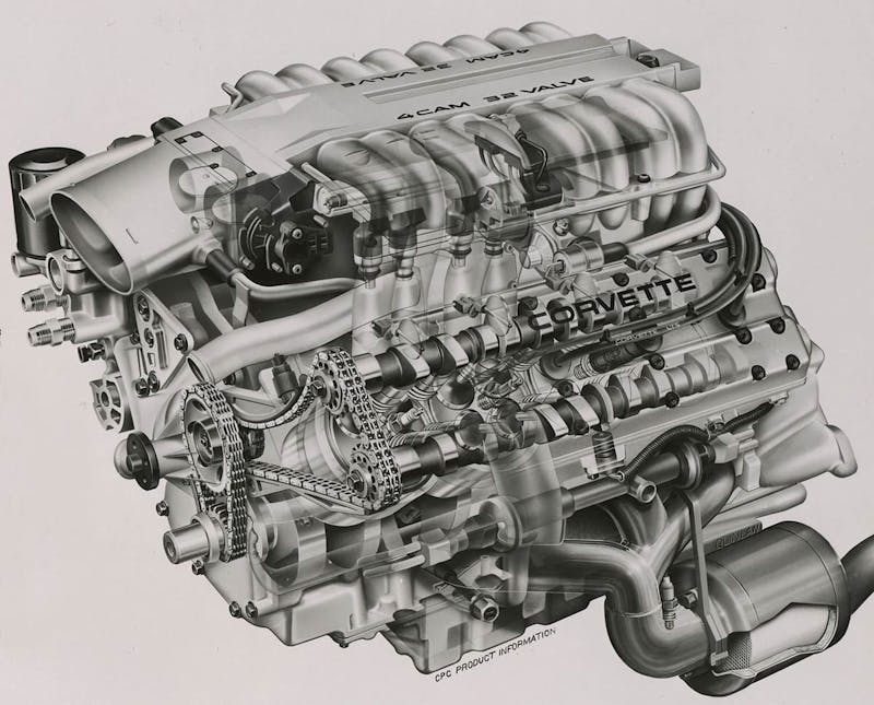 A Look At The C4 ZR-1's Jewel-Like, All-Aluminum DOHC LT5 Engine
