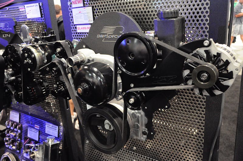 SEMA 2018: Billet Specialties New Sport Trac LS Serpentine System