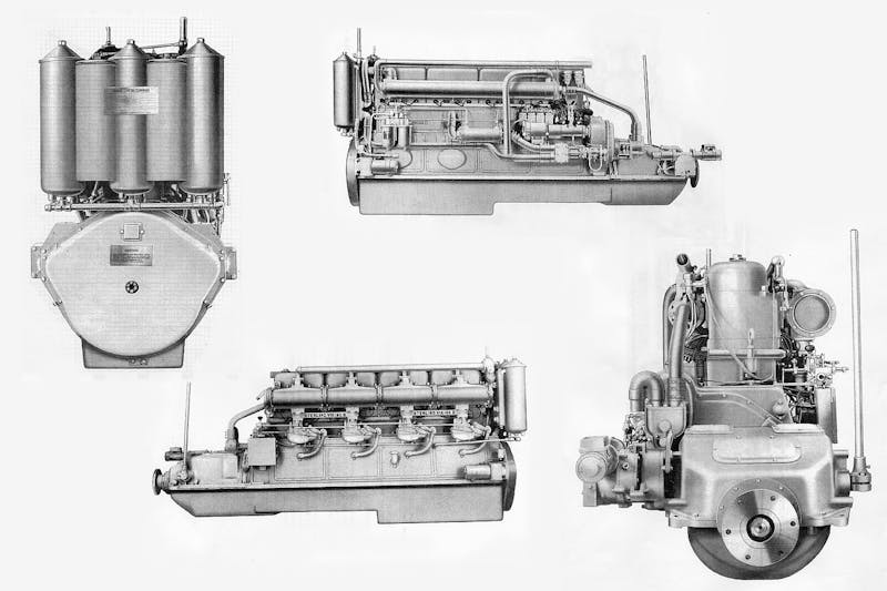 The World’s Largest Inline Gasoline Engine Ever? The Sterling TCG-8