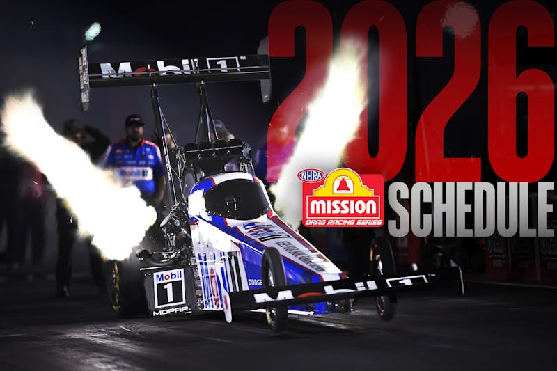 Two New Tracks Headline NHRA's 75th Anniversary '26 Schedule
